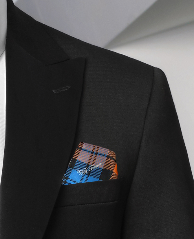 Custom Pocket Square for corporate, wedding - New Wave Print